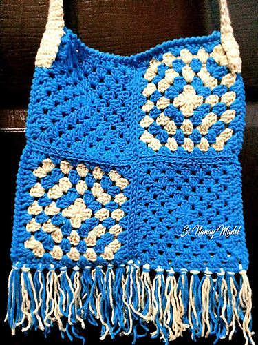 Ravelry: Granny Square Sling Bag pattern by Si Nanay Madel