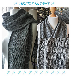 Ravelry: Gentle Knight Scarf pattern by La boutique de Jeanne