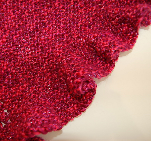 Ravelry: Arctic Conditions Ruffled Shawl pattern by Paula Purpura