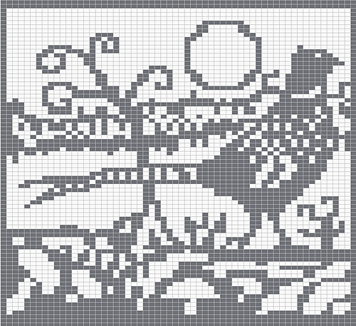 Ravelry: Pheasant Knitting Charts pattern by Melanie Nordberg