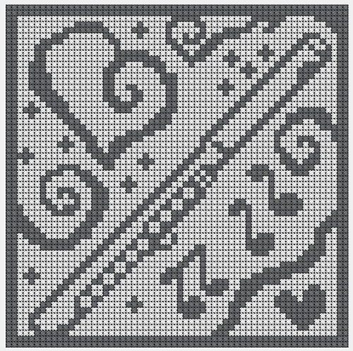 Ravelry: Flute Chart (Square) pattern by Melanie Nordberg