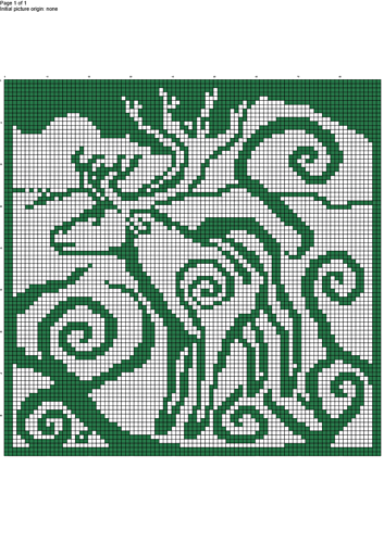Ravelry: Spirit Caribou (Caribou Mother) Square Chart pattern by ...