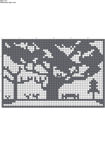 Ravelry: Tree Chart (Square) pattern by Melanie Nordberg