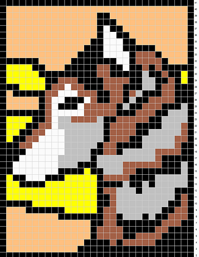 Ravelry: Red Wolf Chart pattern by Melanie Nordberg