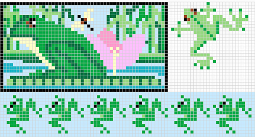 Ravelry: Frog Charts pattern by Melanie Nordberg