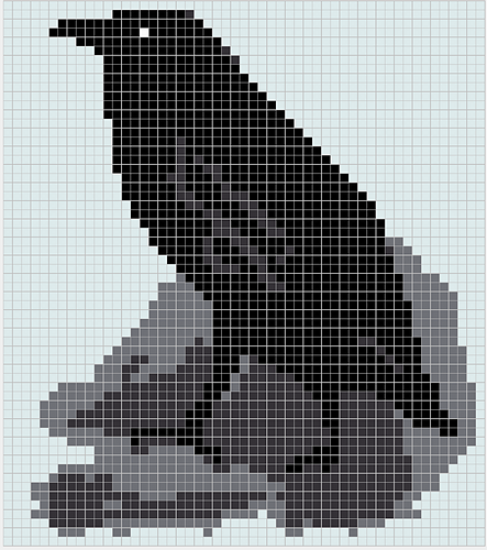 Ravelry: Another Raven Chart pattern by Melanie Nordberg