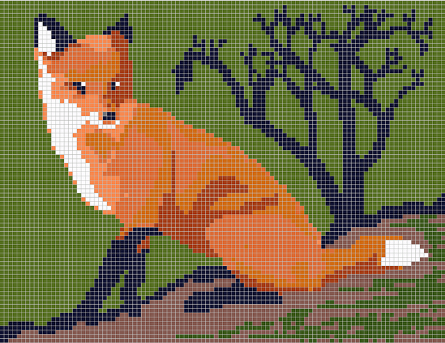 Ravelry: Bright Fox chart pattern by Melanie Nordberg