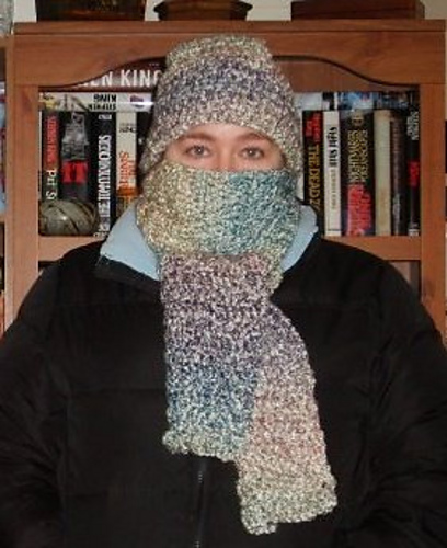 Ravelry: One-Skein Hat and Scarf (crochet) pattern by Lion Brand Yarn