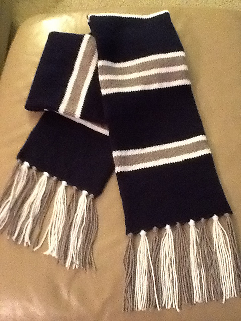 Ravelry: School Spirit Striped Scarf pattern by Reed Piernock