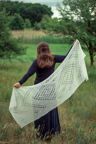 Ravelry: Find The Way Stole pattern by Marina Guseva