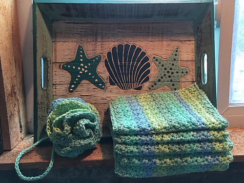 Ravelry: Bath Poof in 3 Sizes pattern by Julie Trimpe