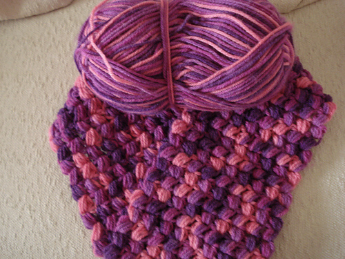 Ravelry: Puff Stitch Crochet Scarf pattern by Teresa Richardson