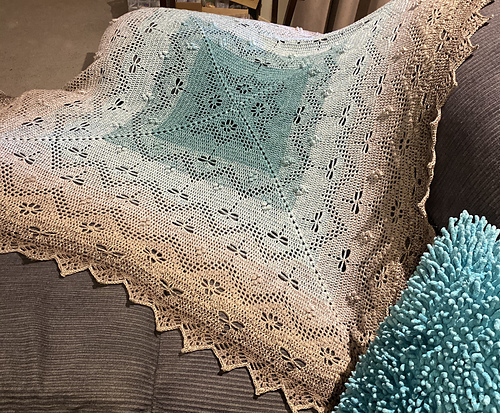 Ravelry: Dragonfly Labyrinth Blanket pattern by Sue Stapleton