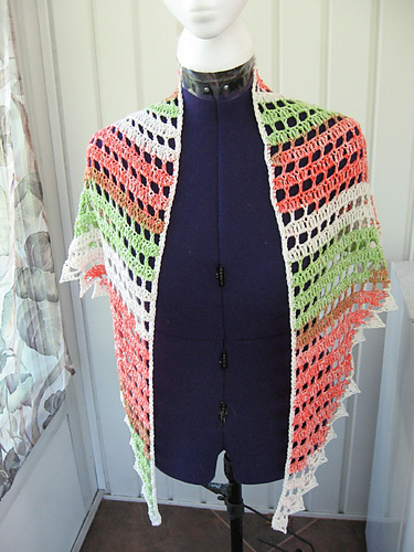 Ravelry: Zipper Shawl pattern by Vicki Mikulak