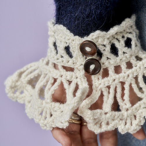 Ravelry: Network Collar, Cuffs and Edging pattern by Joanne Fowler