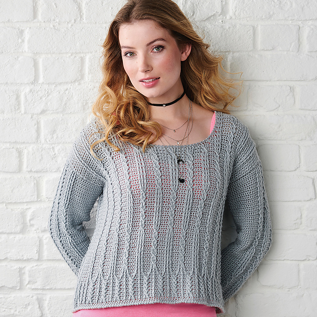 Ravelry: Cable Jumper pattern by Nancy Smith