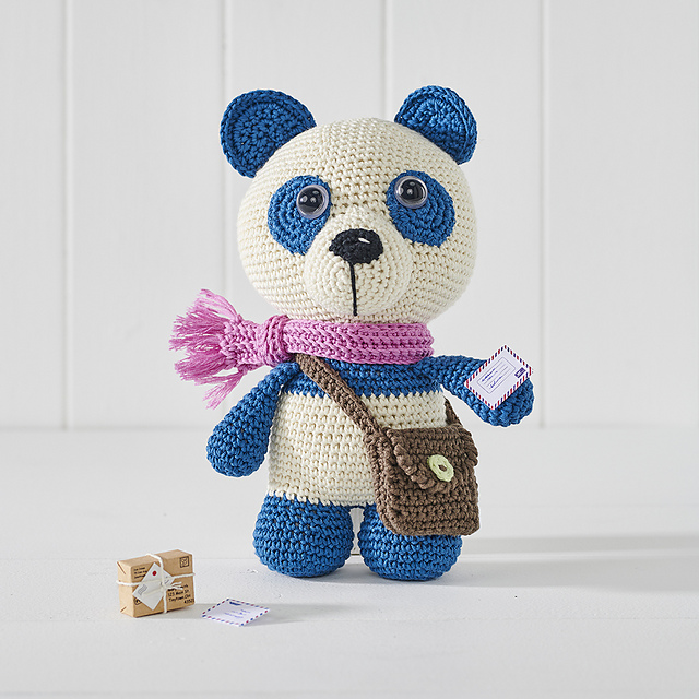 Ravelry: Winston Panda the Ami pattern by Mary’s Amiland