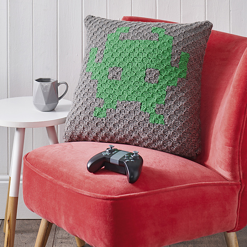 Ravelry: Retro Gamer Cushion pattern by Heather C Gibbs (KCACO.UK)