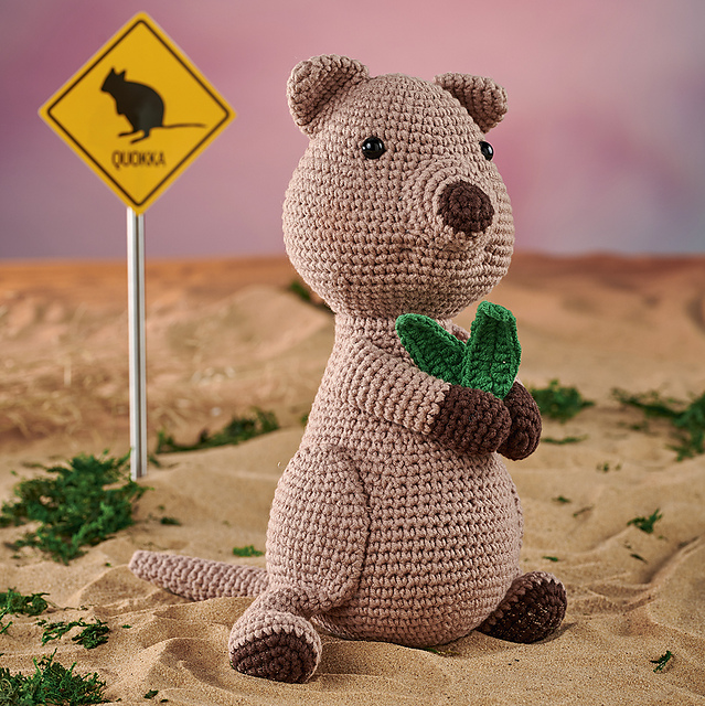 Ravelry: Ollie the Quokka Amigurumi pattern by MJ Carlos