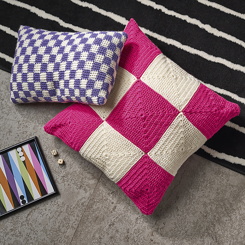 Ravelry: Chequerboard Cushions pattern by Fran Morgan