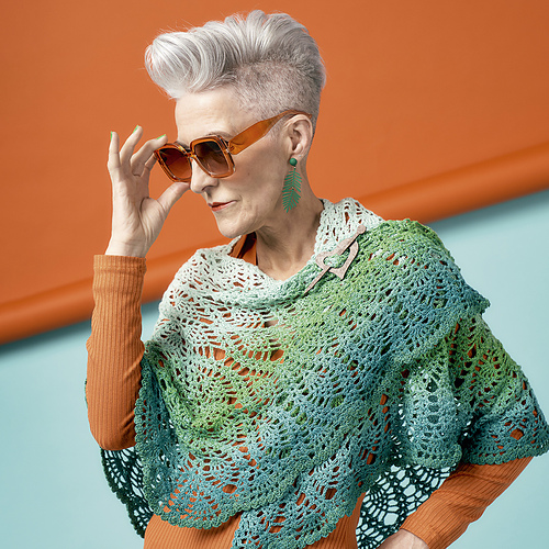 Ravelry: Pineapple Stitch Shawl pattern by Shari White