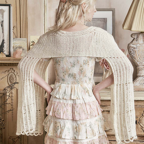 Ravelry: Florina Cutaway Poncho pattern by Joanne Fowler