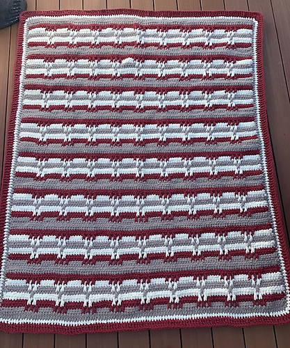 Ravelry: Infinity 8 Blanket pattern by Melanie Jane