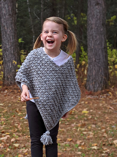 Ravelry: Ragged Falls Poncho pattern by Sincerely Pam