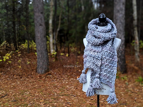 Ravelry: Ragged Falls Scarf pattern by Sincerely Pam