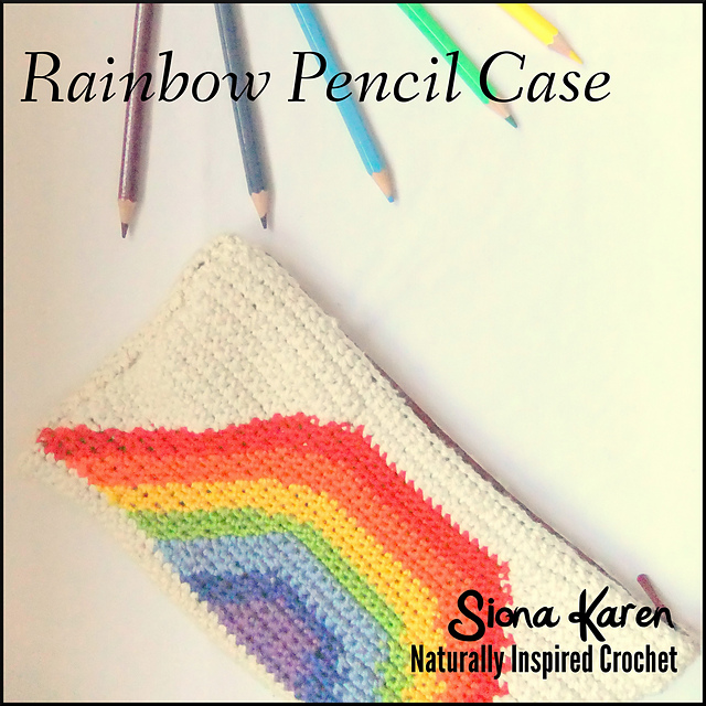 Ravelry: Rainbow Pencil Case pattern by Siona Karen