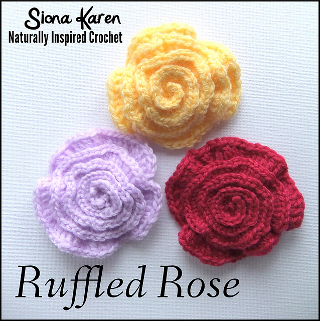 Ravelry: Ruffled Rose pattern by Siona Karen