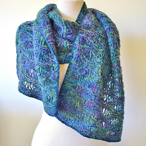 Ravelry: Lacy Scarf pattern by SKEINO LLC