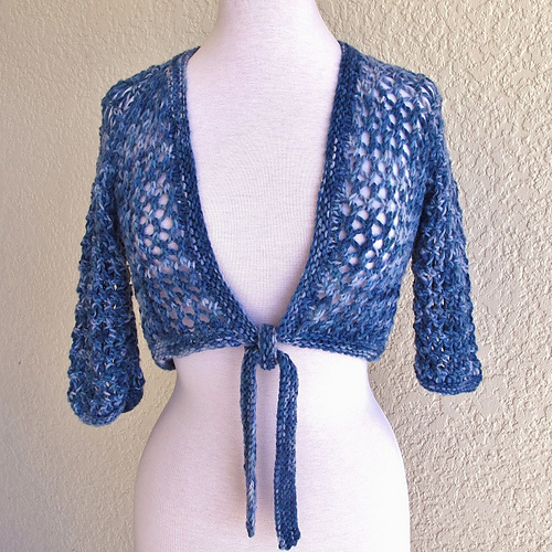 Ravelry: Lacy Shrug pattern by SKEINO LLC
