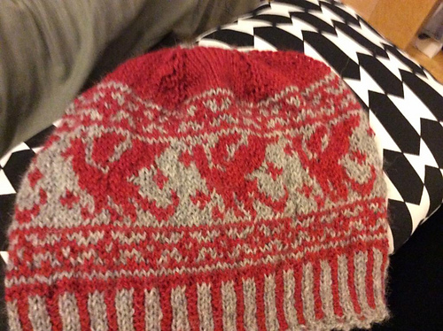 Ravelry: Red Dragon Beanie pattern by Sandra Jäger