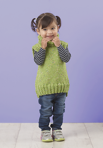 Ravelry: Cottage Tweed Kids Polo Vest pattern by Spotlight Australia
