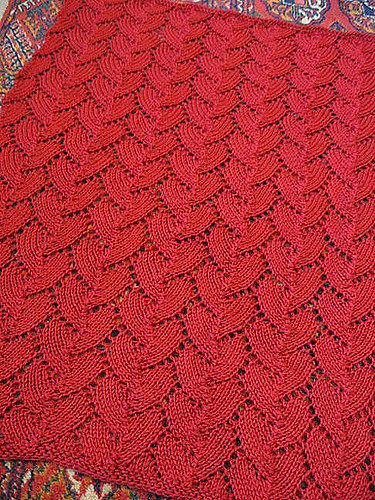Ravelry: Curlicue blanket pattern by Skruddevutt