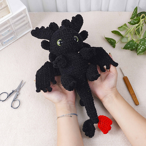 Ravelry: Dragon Duo pattern by Sleek Grace