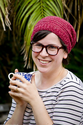 Ravelry: Mock Rib Slouch Hat pattern by Susannah Mackay