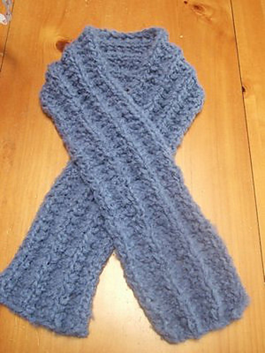 Ravelry: Seeded Rib Easy Reversible Scarf pattern by SmarieK
