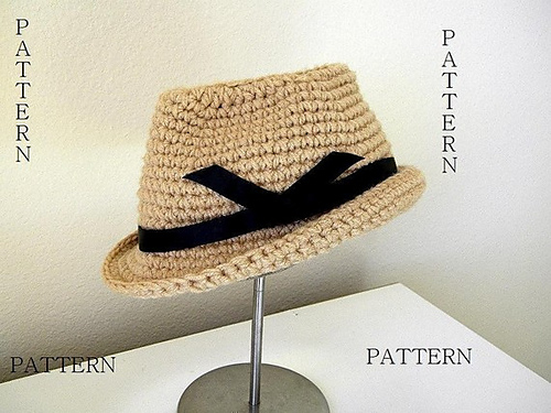 Ravelry: Fedora Hat pattern by Rebecca Smit