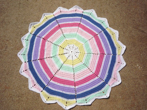 Ravelry: Nonagon Baby Blanket pattern by Donna Mason-Svara
