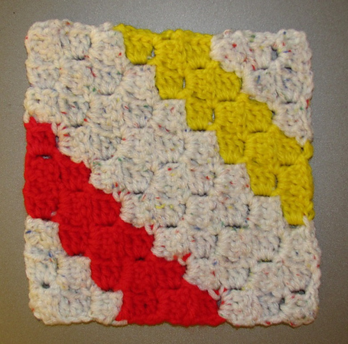 Ravelry: Diagonal Box Stitch Square 6x6 pattern by Donna Mason-Svara