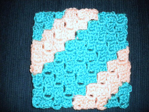Ravelry: Diagonal Box Stitch Square 6x6 pattern by Donna Mason-Svara