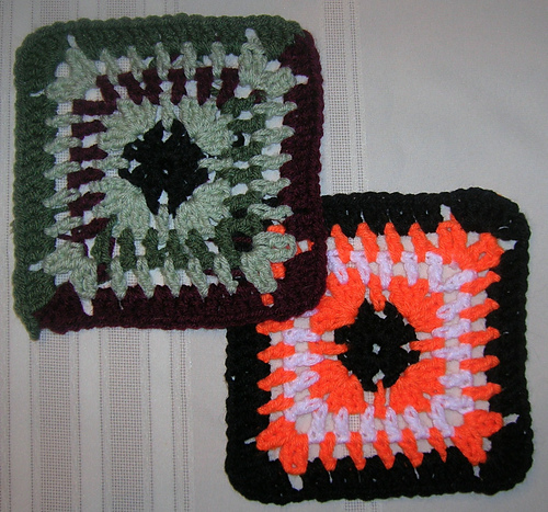 Ravelry: Log Cabin 7 x 7 square pattern by Donna Mason-Svara