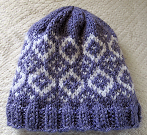 Ravelry: Diamonds Are A Girls Best Friends Hat pattern by Donna Mason-Svara