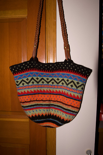 Ravelry: Felted Fair Isle Bag pattern by Pam Allen