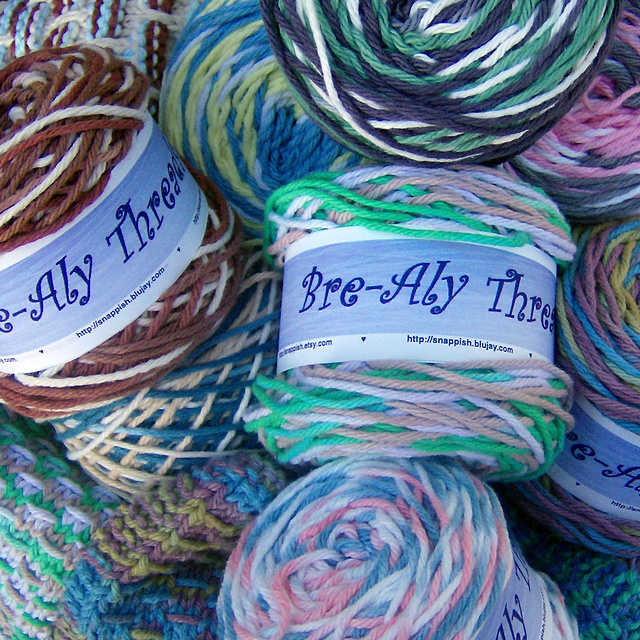 Ravelry: Bre-Aly Threads 4-Ply Worsted Weight Cotton