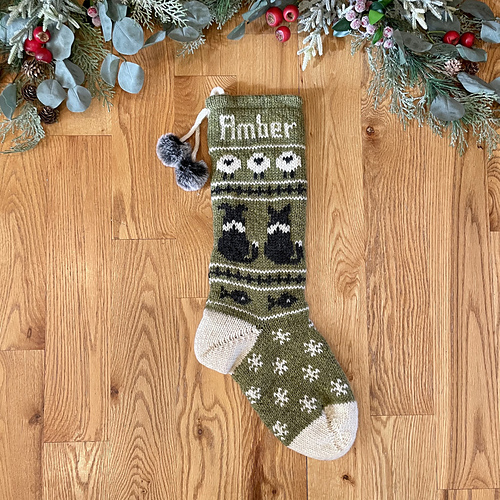 Ravelry: Create Your Own Holiday Stocking pattern by Amber Robson