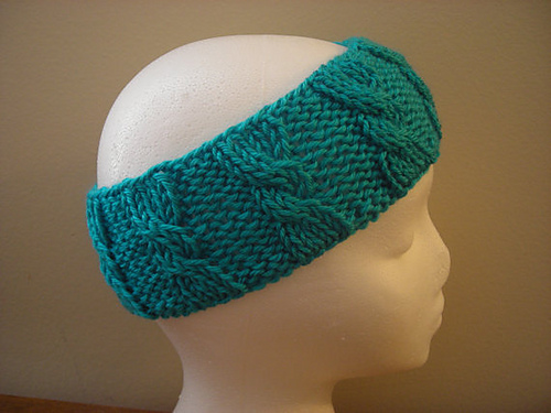 Ravelry: Easy Cabled Ear Warmer pattern by Snugly Stitched