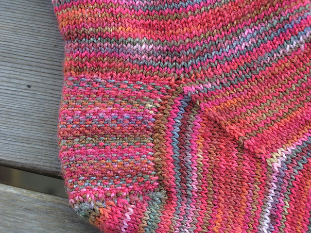 Ravelry: Linen Stitch Heel pattern by Katie S.